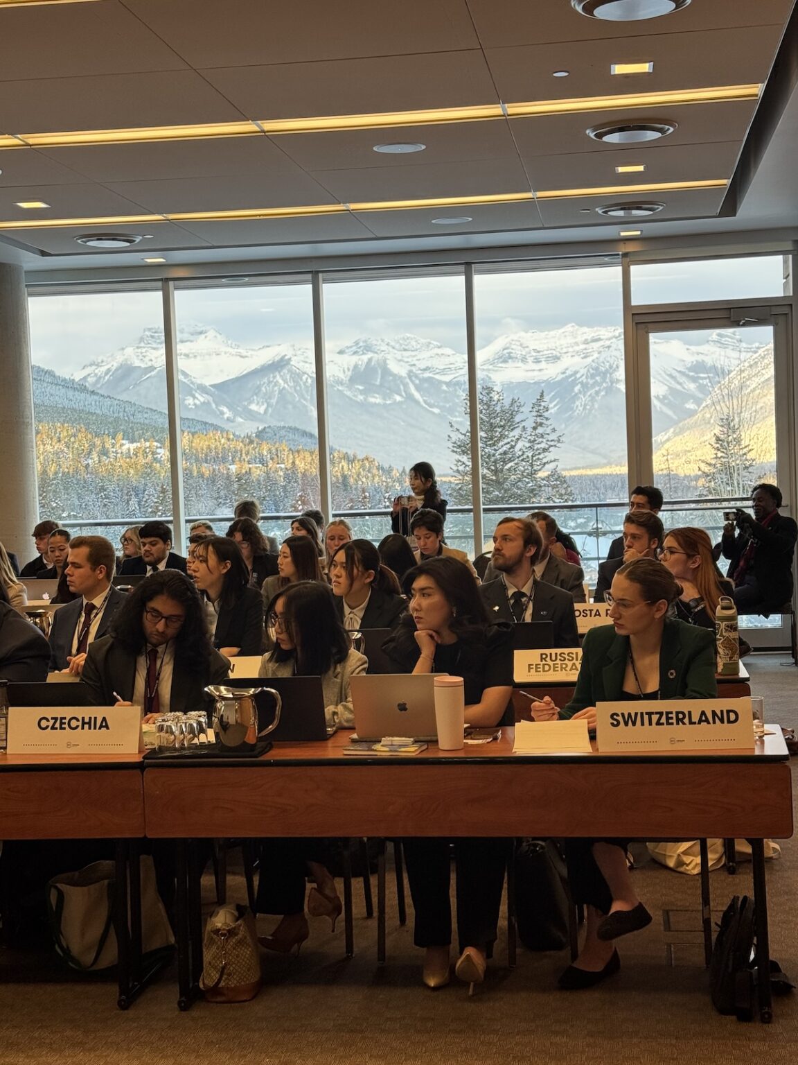 Western Students See the Power in Diplomacy at Model UN Conference in Banff
